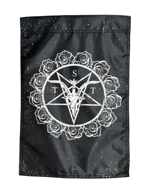 The Satanic Temple Garden Flags - TST