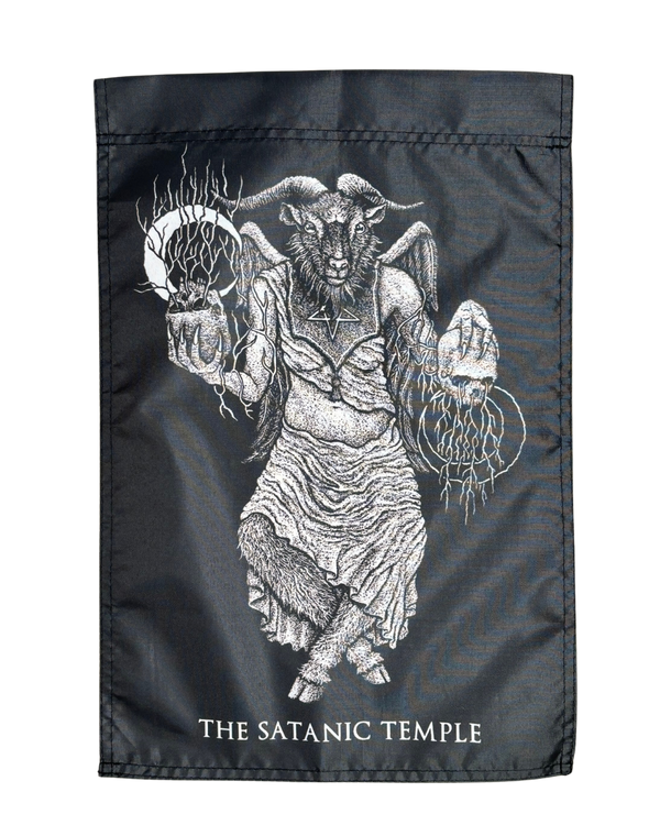 The Satanic Temple Garden Flags - TST