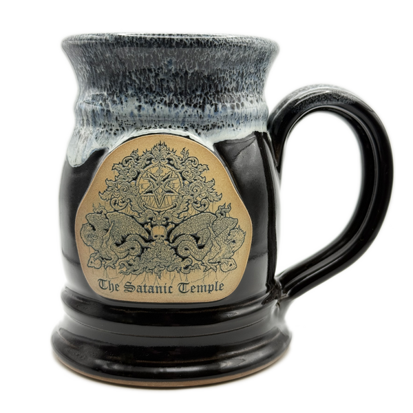The Satanic Temple Dragon Crest Tankard by Luciana Nedelea - TST