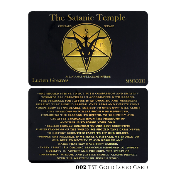 Official Membership Cards and Certificates - TST