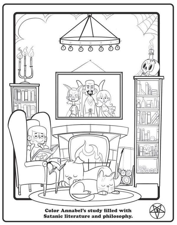 satan coloring pages